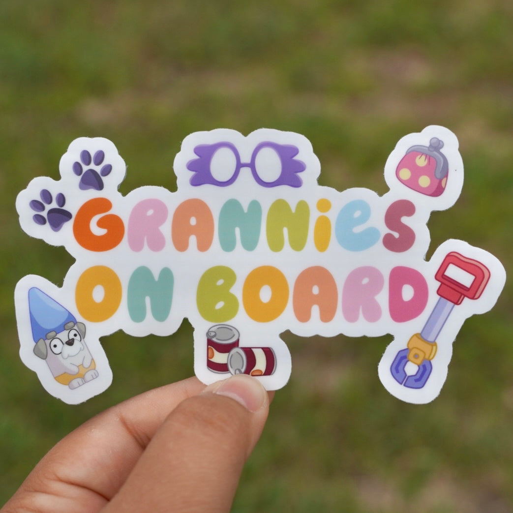 Large Grannies Sticker – Sweetest Bee Creations